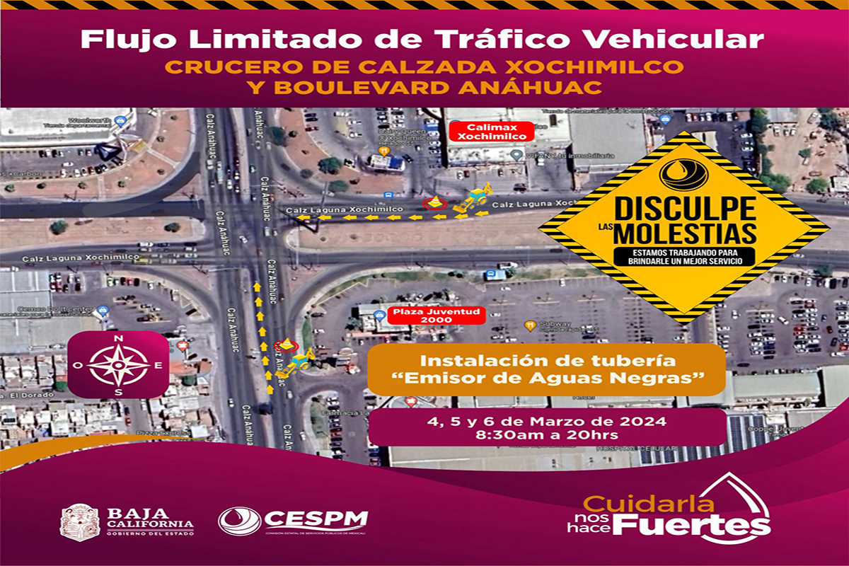 CESPM inicia trabajos en Emisor Voluntad y ajustes de tránsito en ...